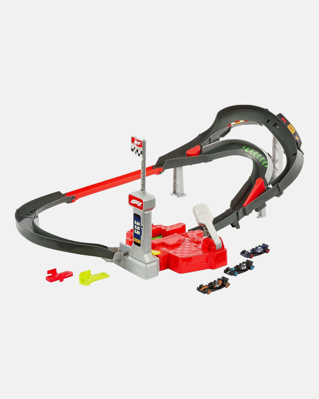 Hot Wheels Racing Formula 1 Sprint Race Circuit Track Set With 3 Die-C ...